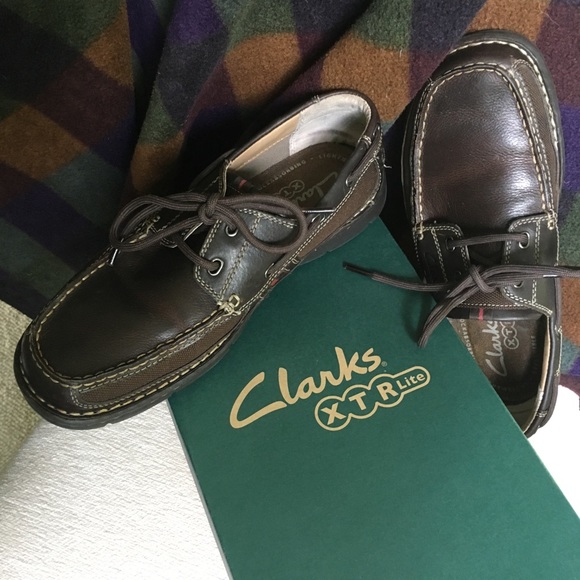 Clarks | Shoes | Clarks Waterloo Tan Leather Boat Shoe Size 7 M | Poshmark